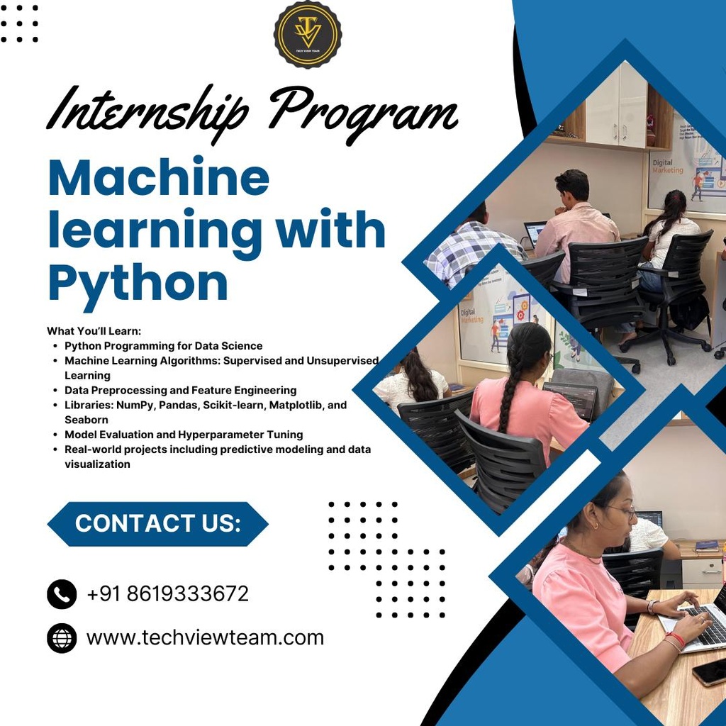 Machine Learning with Python Internship | DUTT IT Machine Learning with Python Internship | DUTT IT